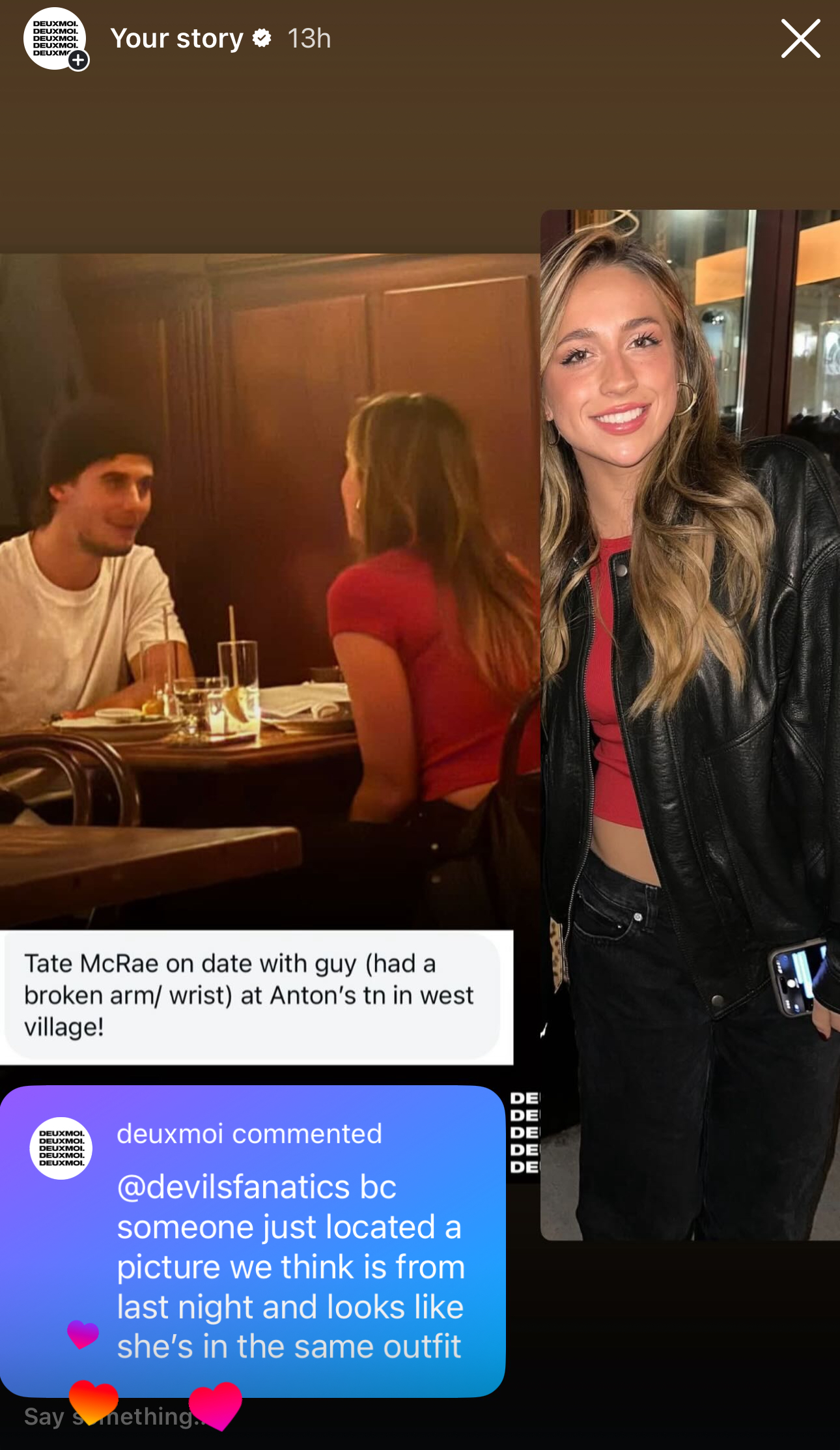 TATE MCRAE AND NHL’S JACK HUGHES SPARK WEST VILLAGE WHISPERS: From Anton’s dinner stares to ...